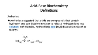 LECTURE II Acids and Bases.ppt