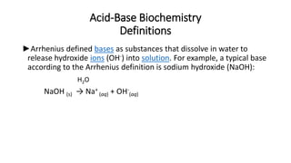 LECTURE II Acids and Bases.ppt