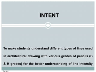 Lecture ii drafting of lines | PPTX