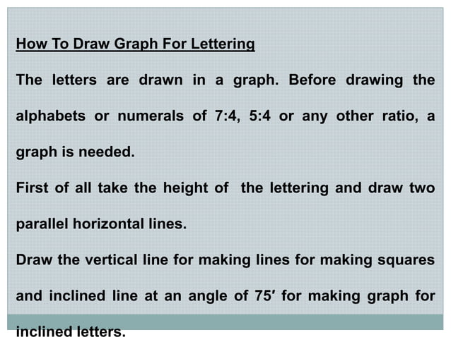 Lecture iii lettering | PPTX