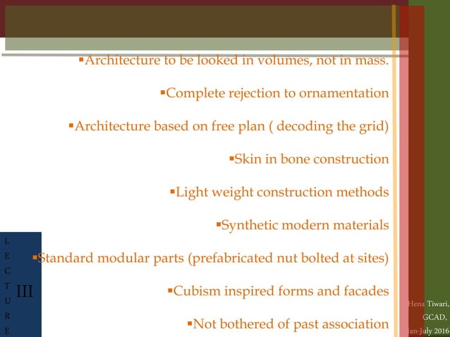 Lecture iii post modernism | PDF | Interior Decorating | Home & Garden