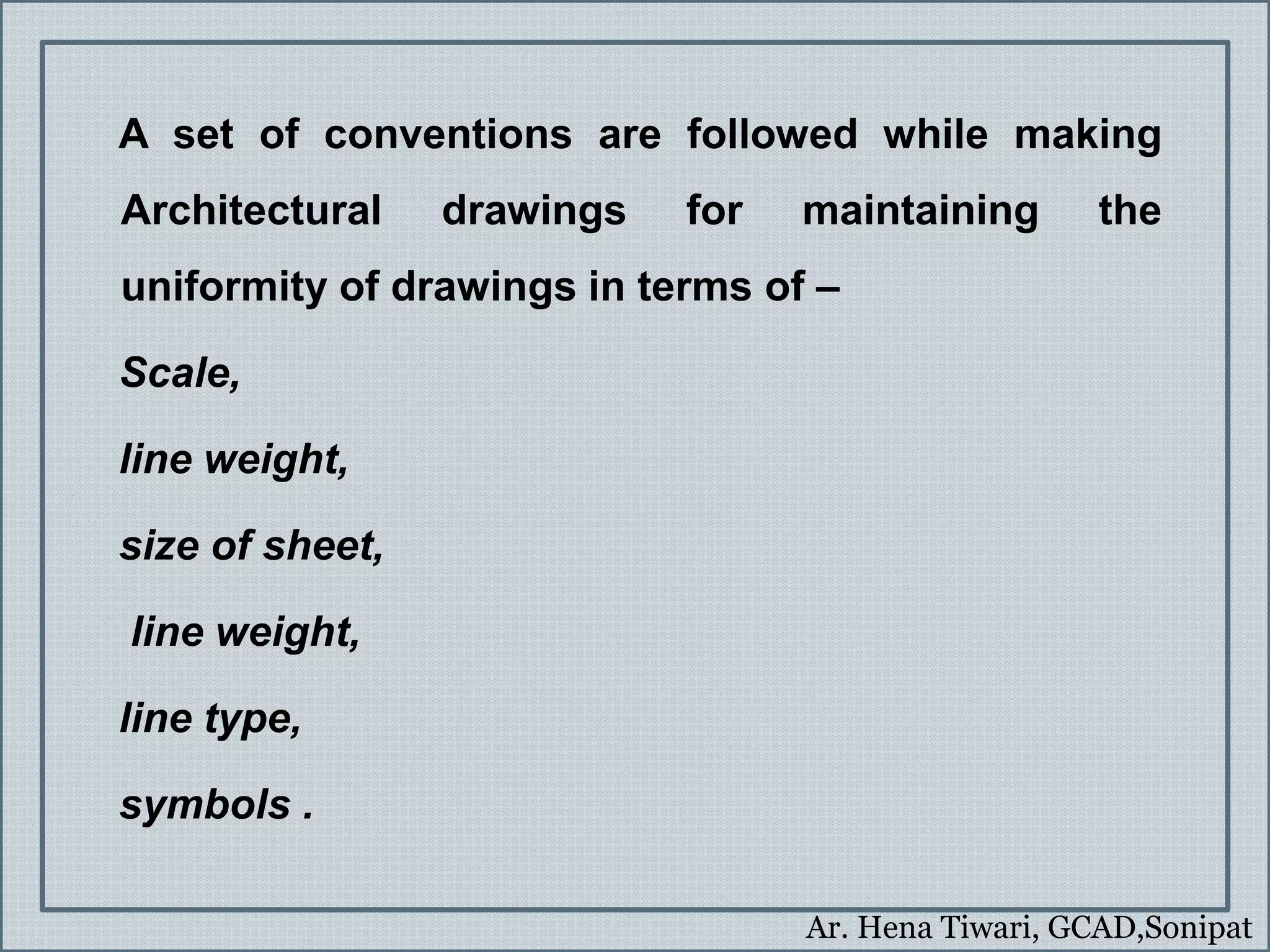 Lecture i introduction dwg | PPTX