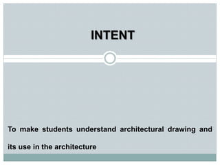 Lecture i introduction dwg | PPTX