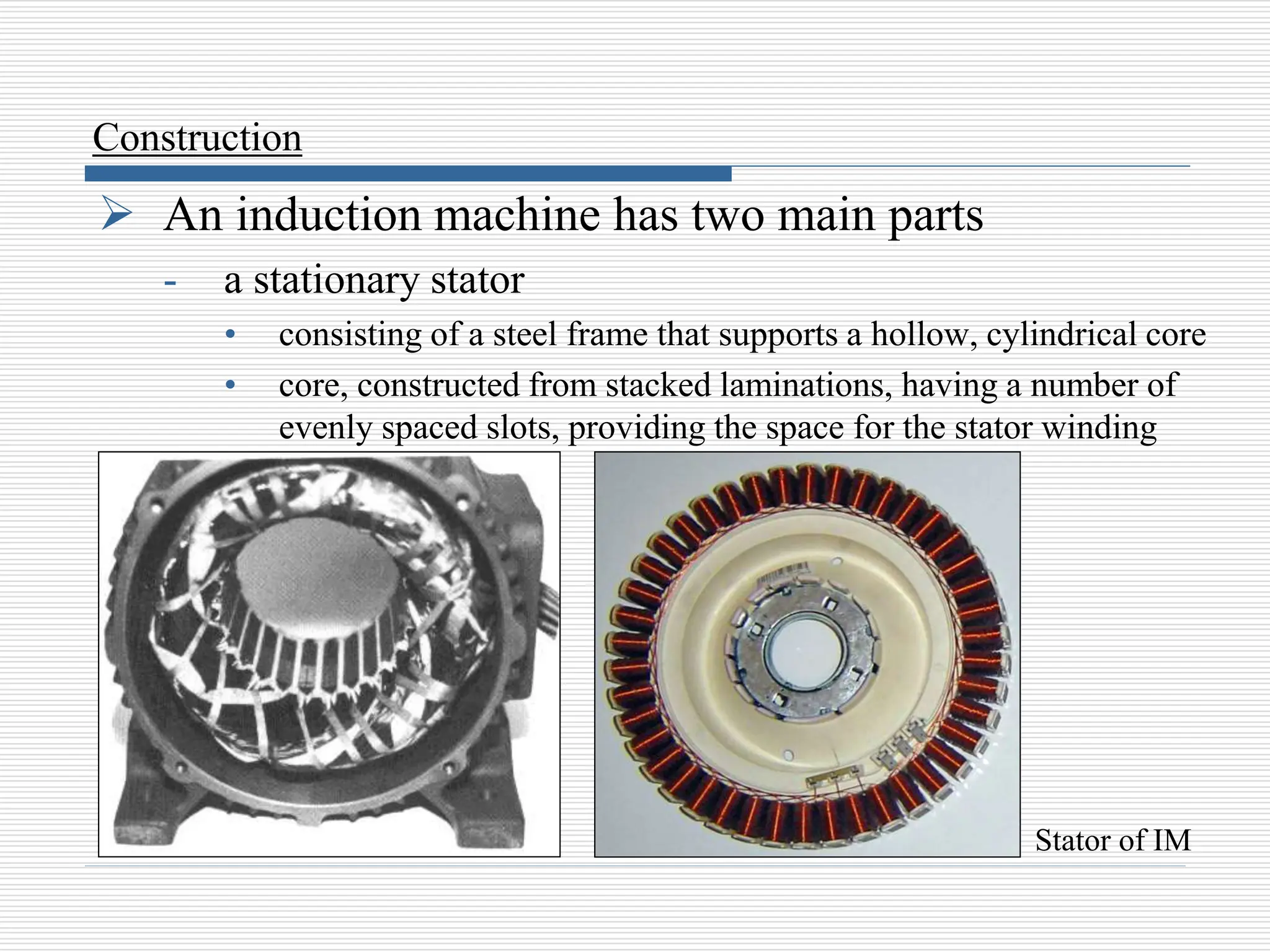 Induction machine courses and technology | PPT