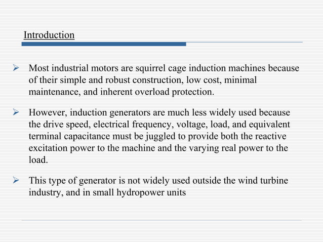 Induction machine courses and technology | PPT