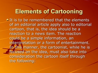 Lecture in Editorial Cartooning | PPT