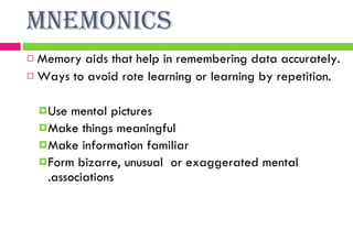 Lecture in gen psych chapter 5 learning and memory | PPT