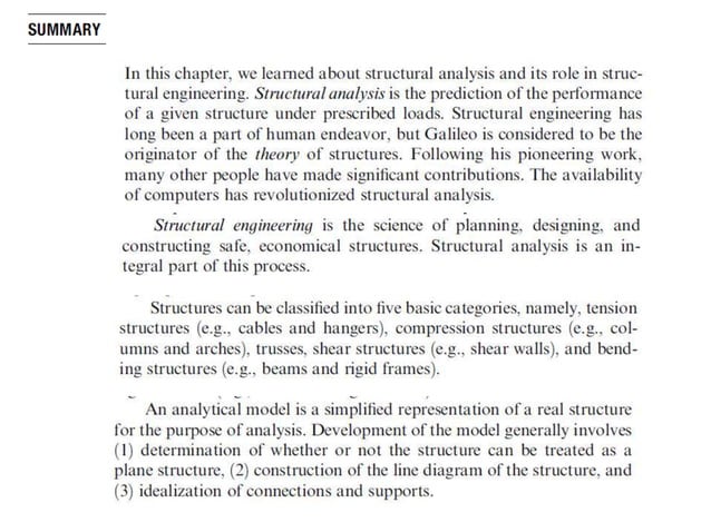 Theory 1 Lecture In Introduction To Structural Analysis Pptx