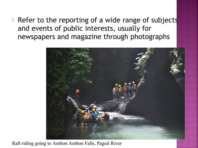 Lecture in Photojournalism | PPT | Photography | Arts and Crafts