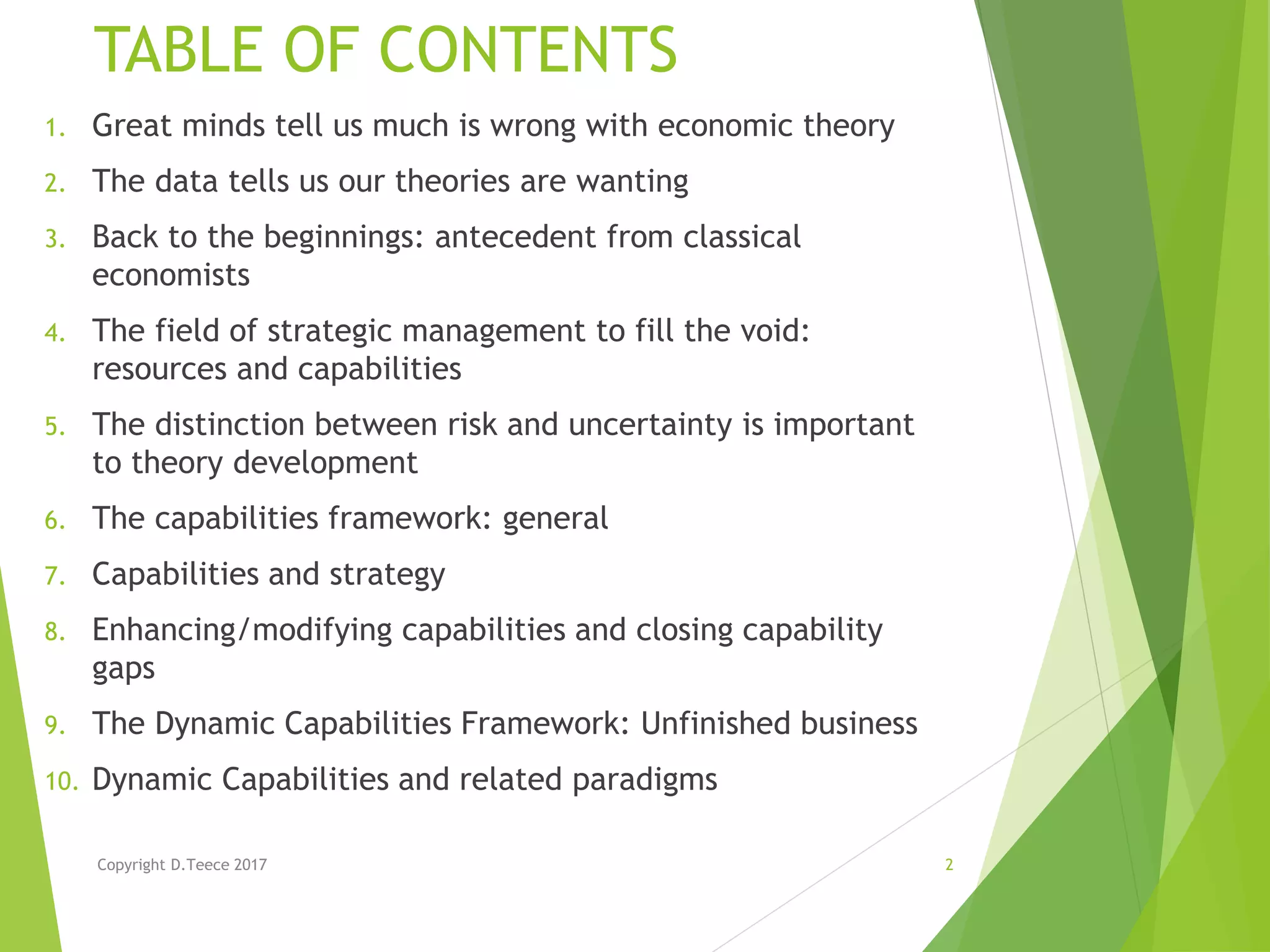 Dynamic Capabilities, Related Paradigms, and Competitive Advantage in ...