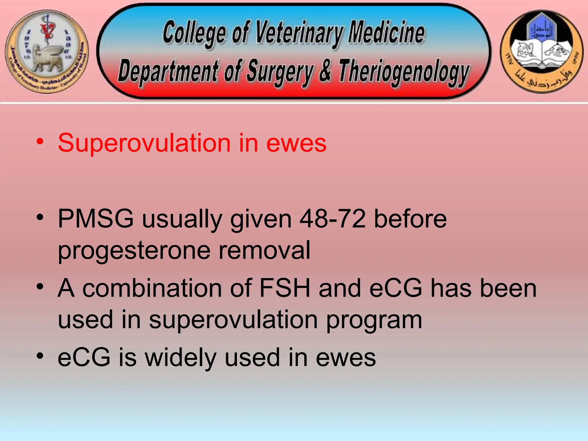 superovulation and its applications in cattle.ppt