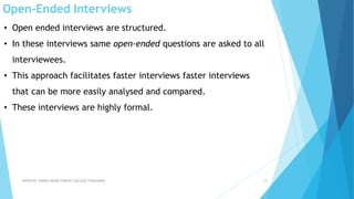 Lecture interview | PPT