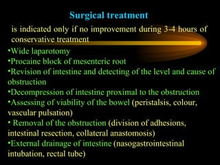 Intestinal obstruction | PPT