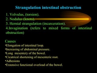 Intestinal obstruction | PPT
