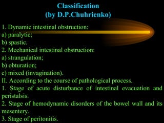 Intestinal obstruction | PPT