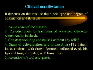 Intestinal obstruction | PPT