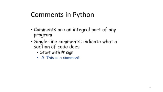 Lecture Introduction to Python 2024.pptx | Programming Languages | Computing