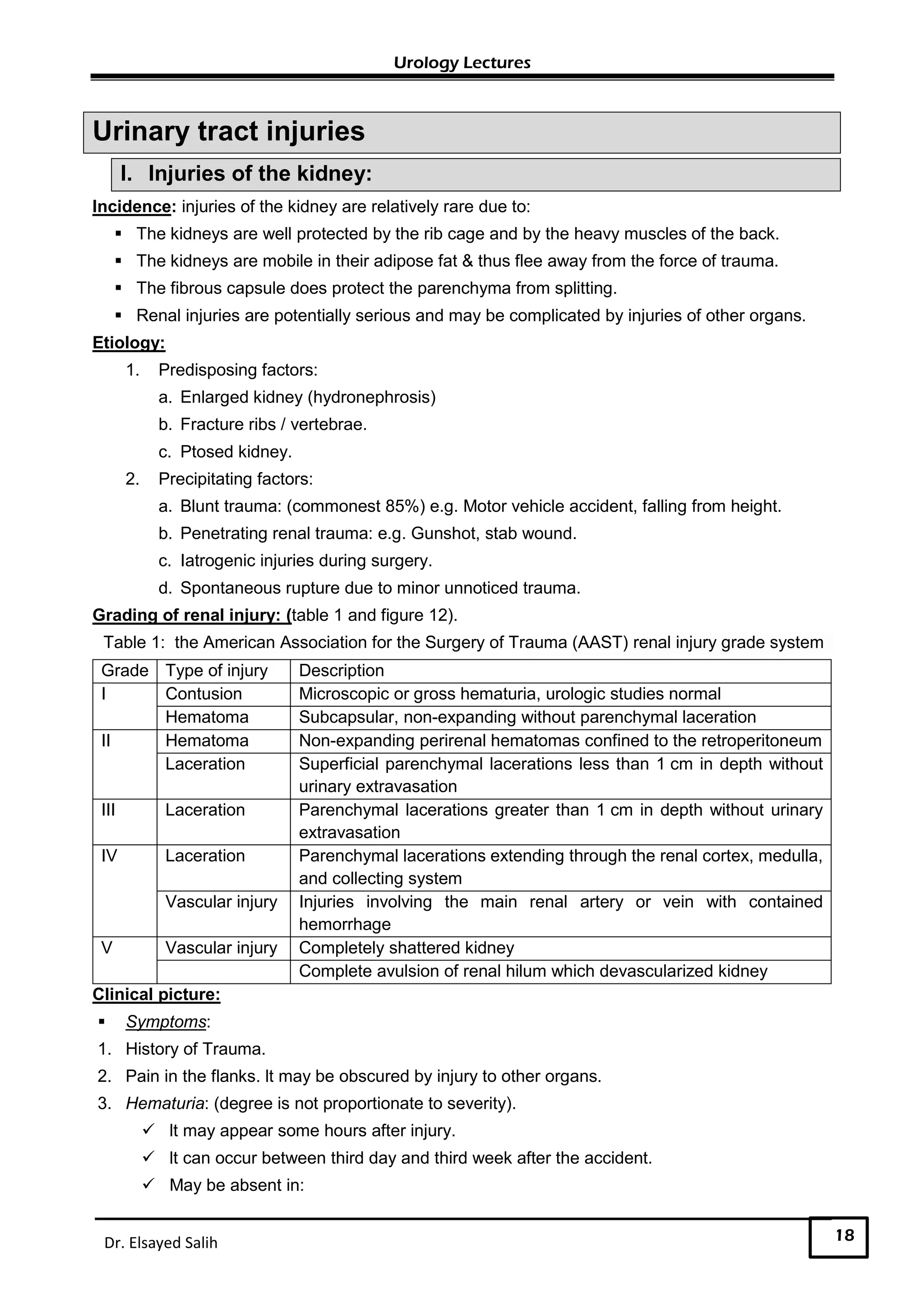 Lectures in urology for undergraduate medical students | PDF