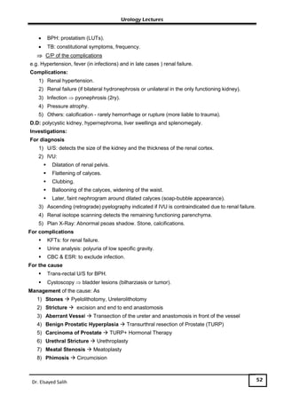 Lectures in urology for undergraduate medical students | PDF