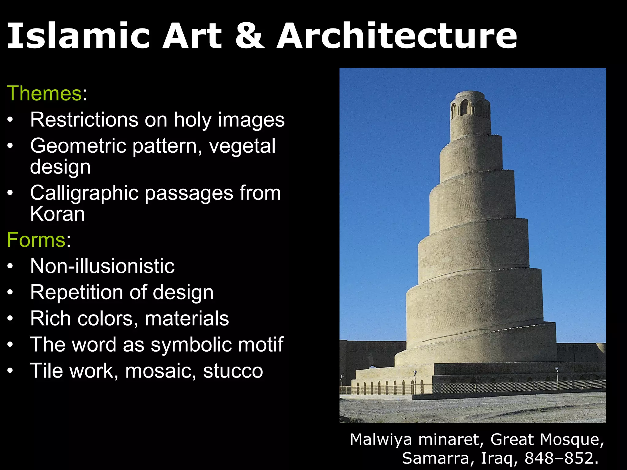 Lecture, Islamic Art & Architecture | PPT