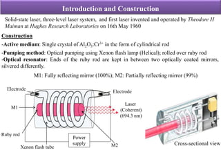 Lecture I Solid State Laser Ruby Laser | PPTX