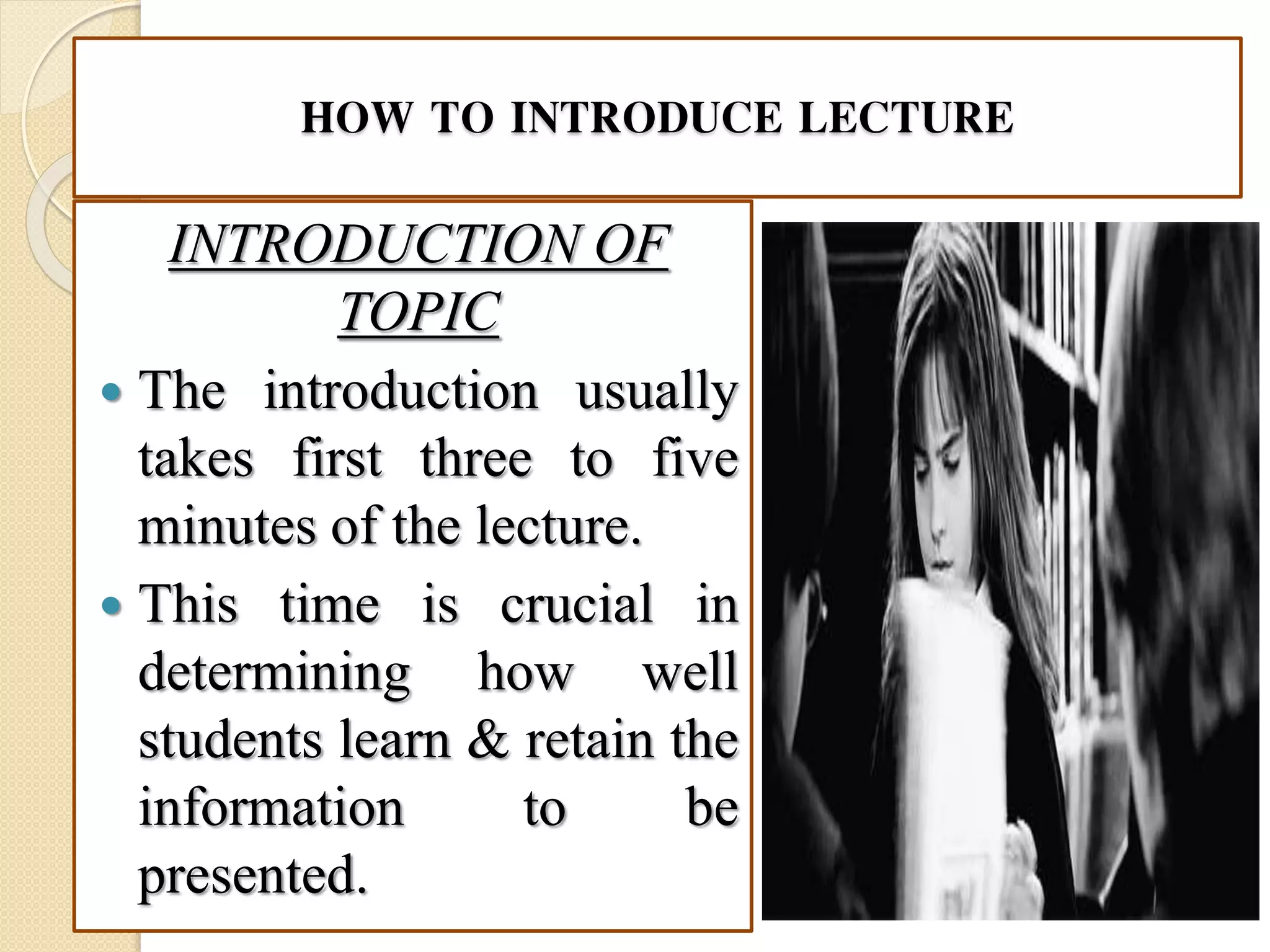 Lecture method of teaching | PPTX