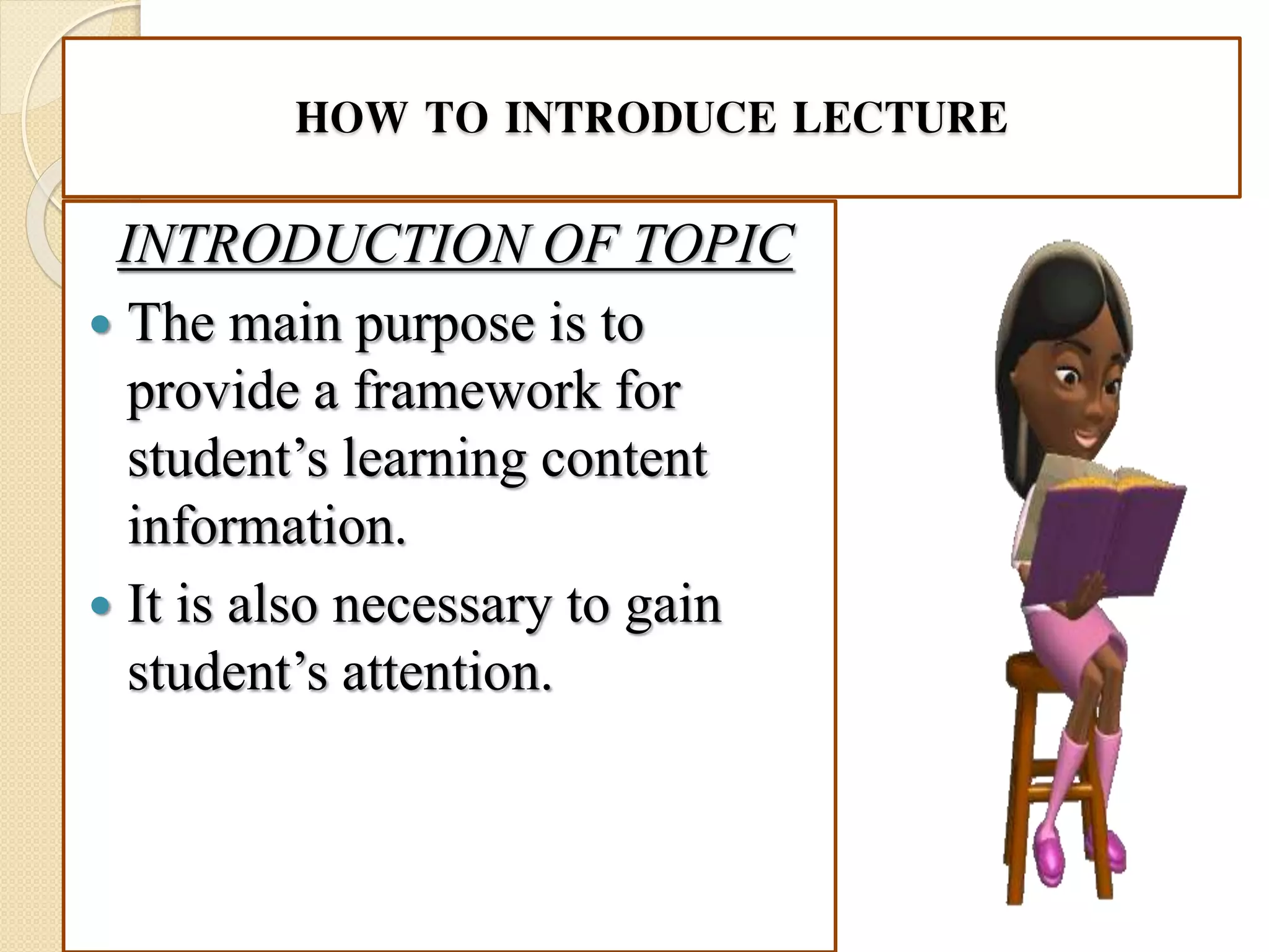 Lecture method of teaching | PPTX