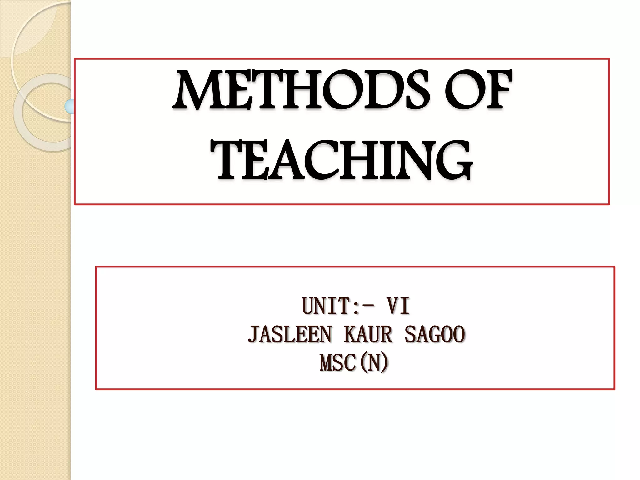 Lecture method of teaching | PPT