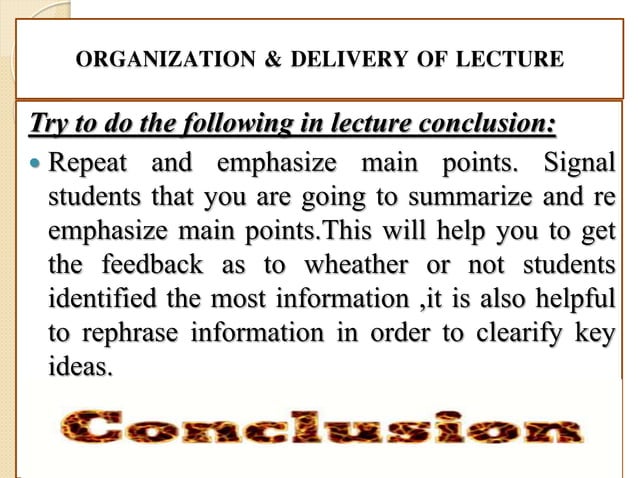 Lecture method of teaching | PPTX