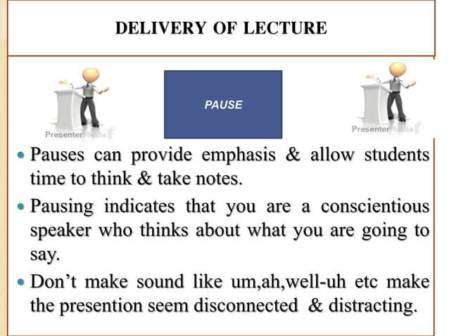 Lecture method of teaching