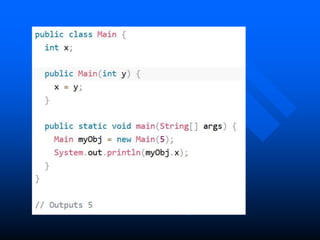 Lecture java continued | PPT