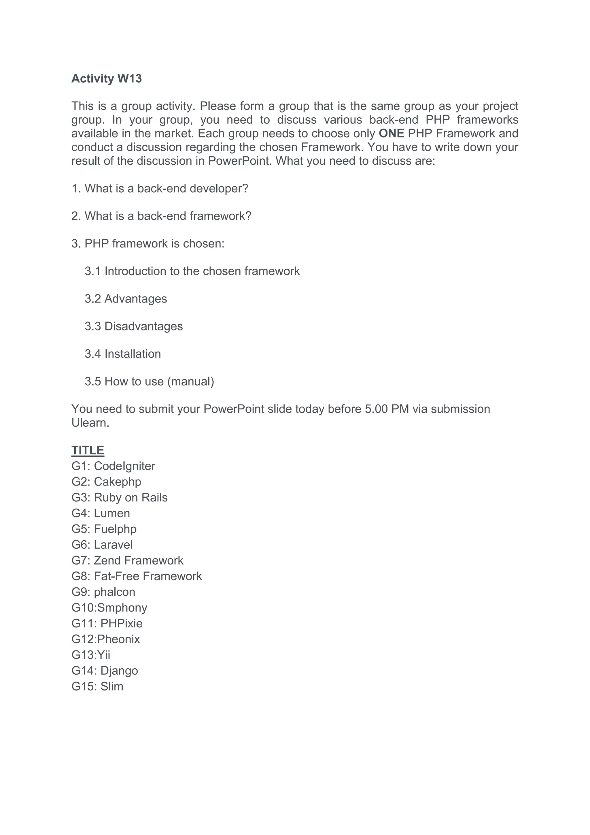 Lecture Lab W14.pdf | Web Development | Internet