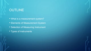 Instrumentation & Measurement: An Introduction about Measurement ...