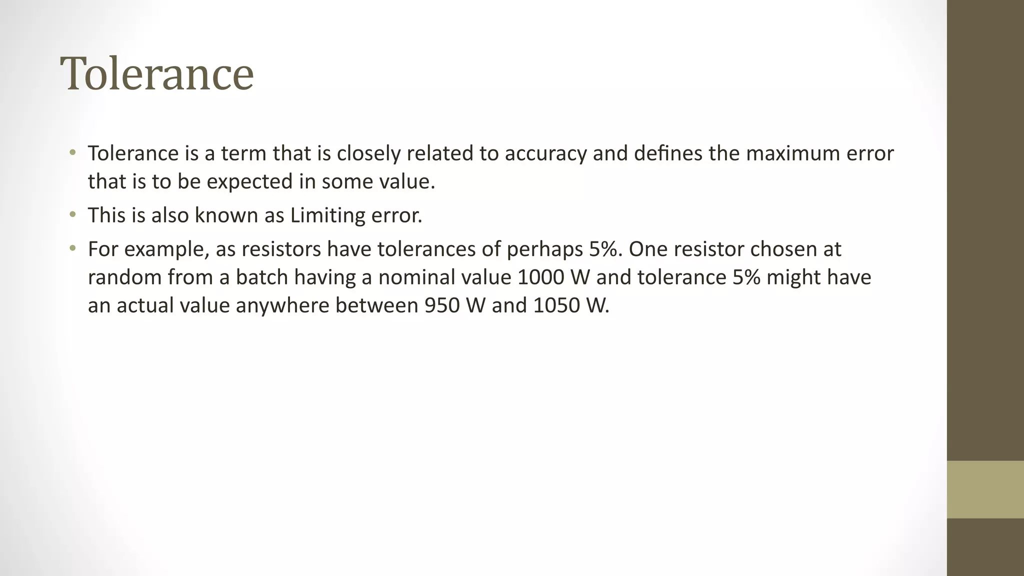 Instrumentation & Measurement: Types and Static Characteristics of ...