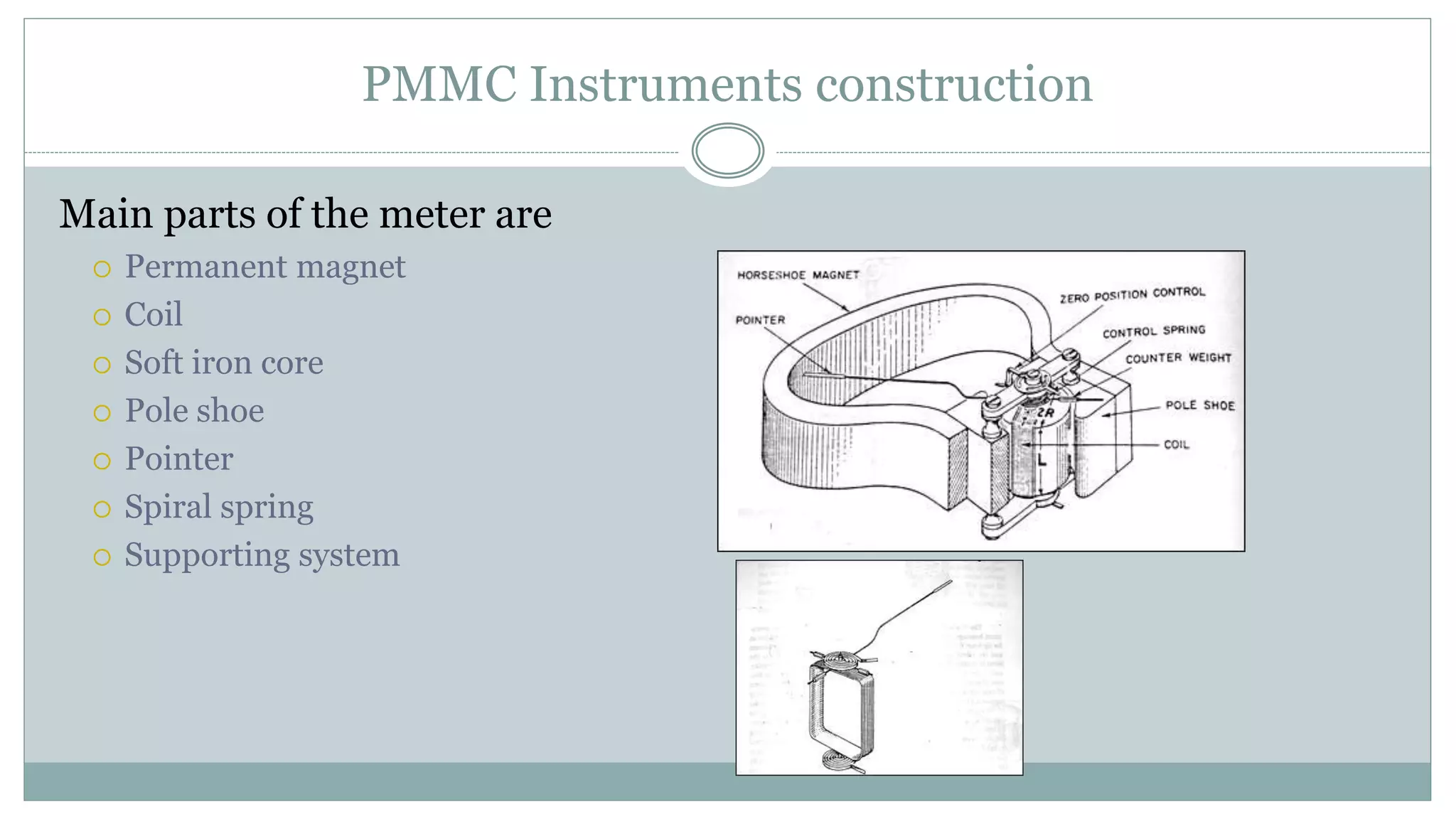 Instrumentation & Measurement: Electromechanical Instruments | PPTX