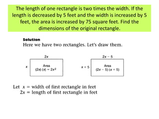 Lecture linear word problems additional | PPTX