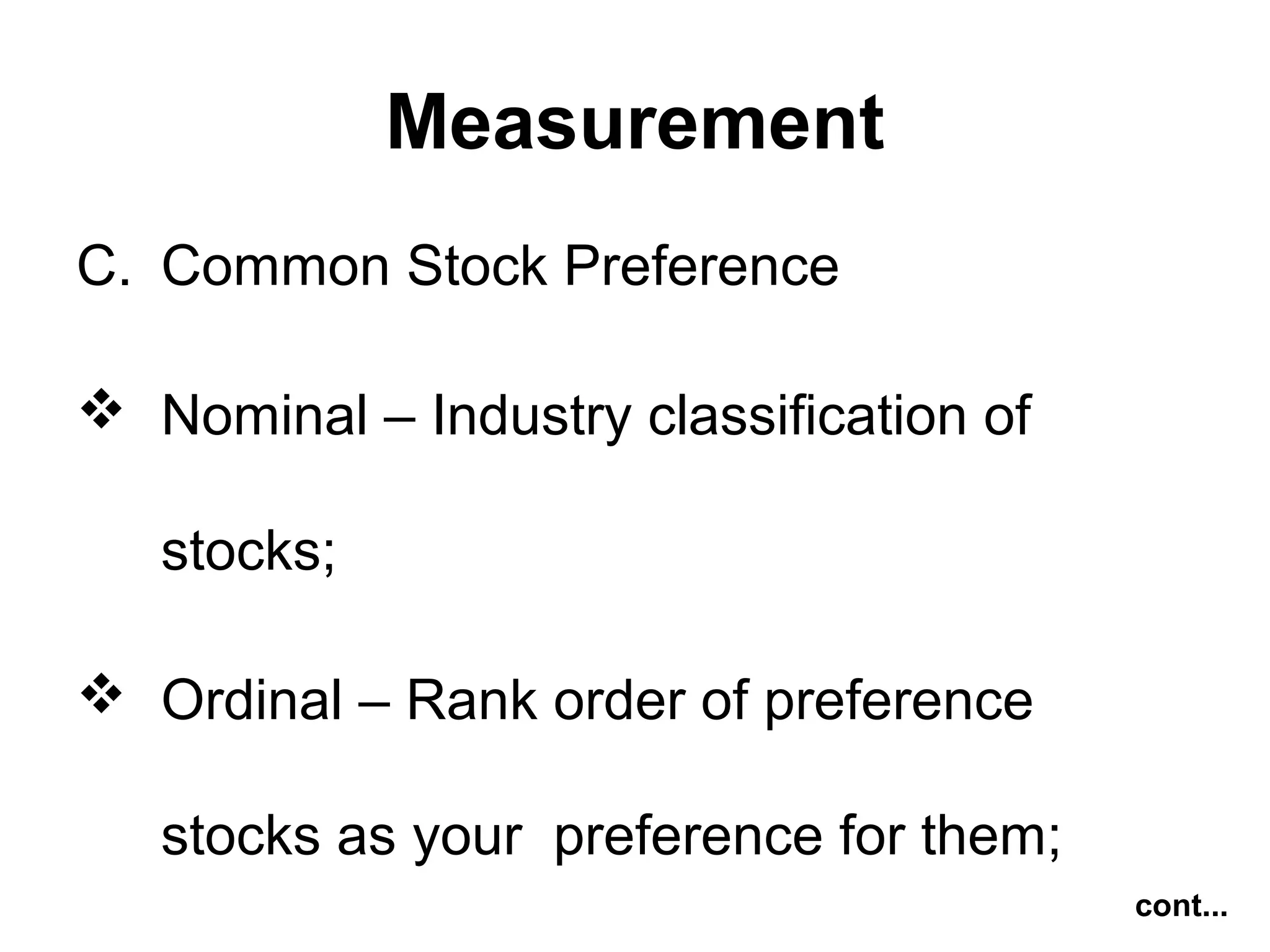 Measurement Statistics | PPT