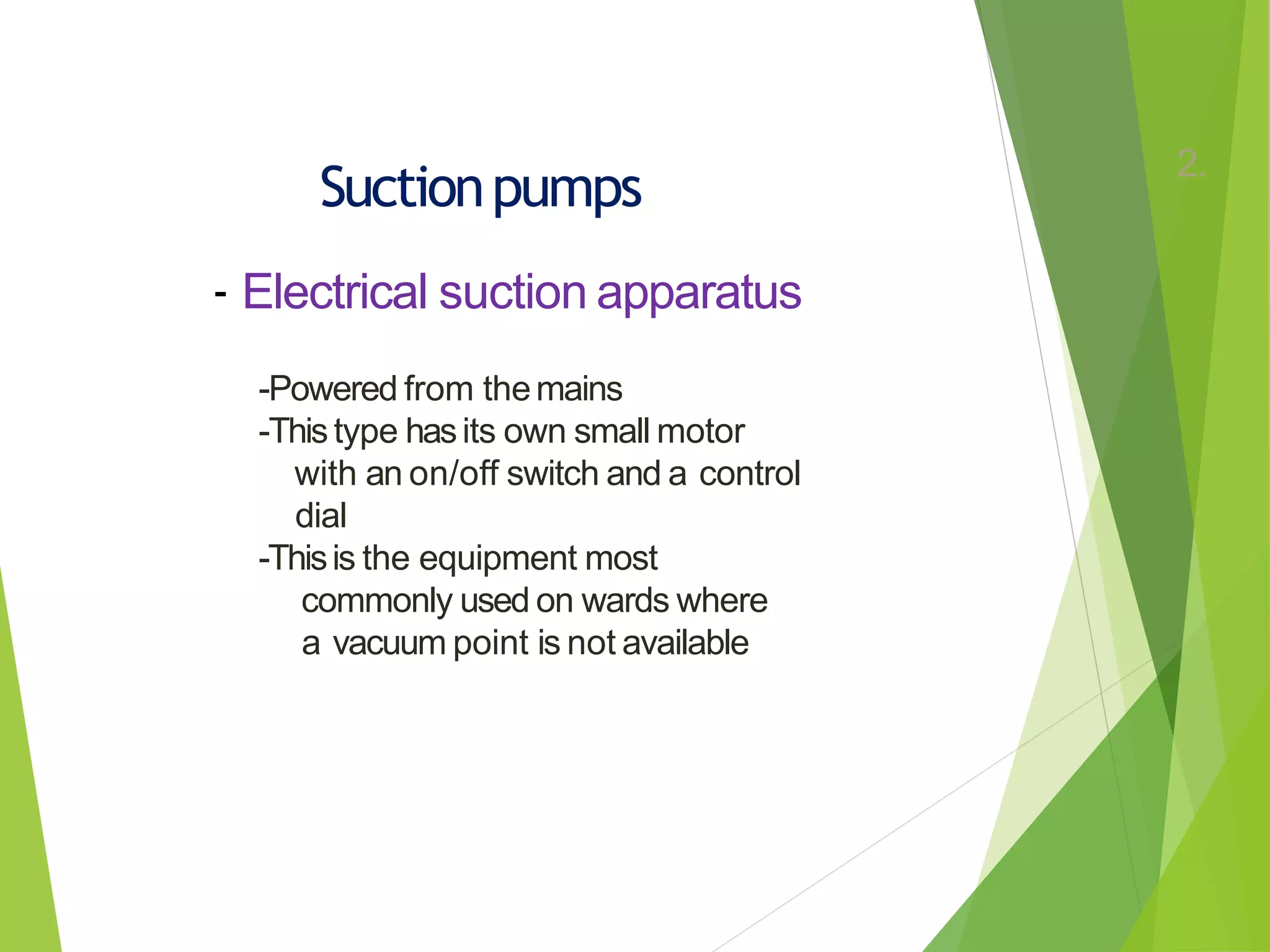 #Lecture medical vacuum and suction | PPTX | Lung and Respiratory ...