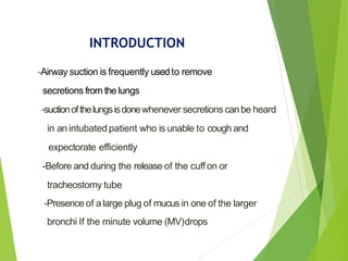 #Lecture medical vacuum and suction | PPTX | Lung and Respiratory ...