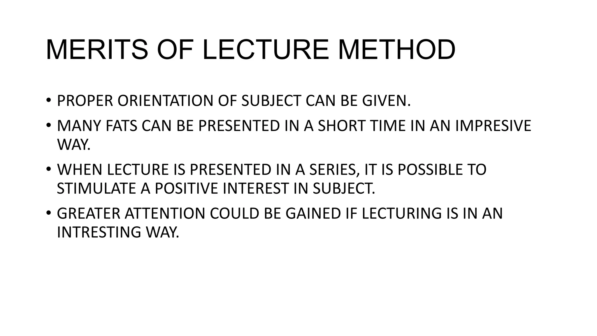 Lecture method | PPTX