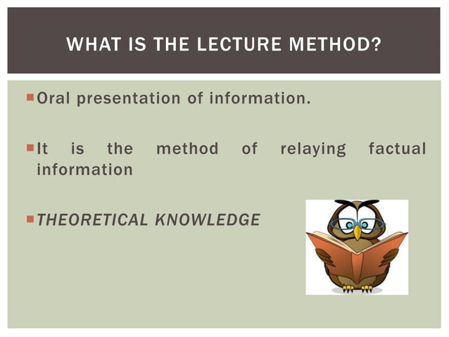 Lecture method by jasson cusanguan | PPT