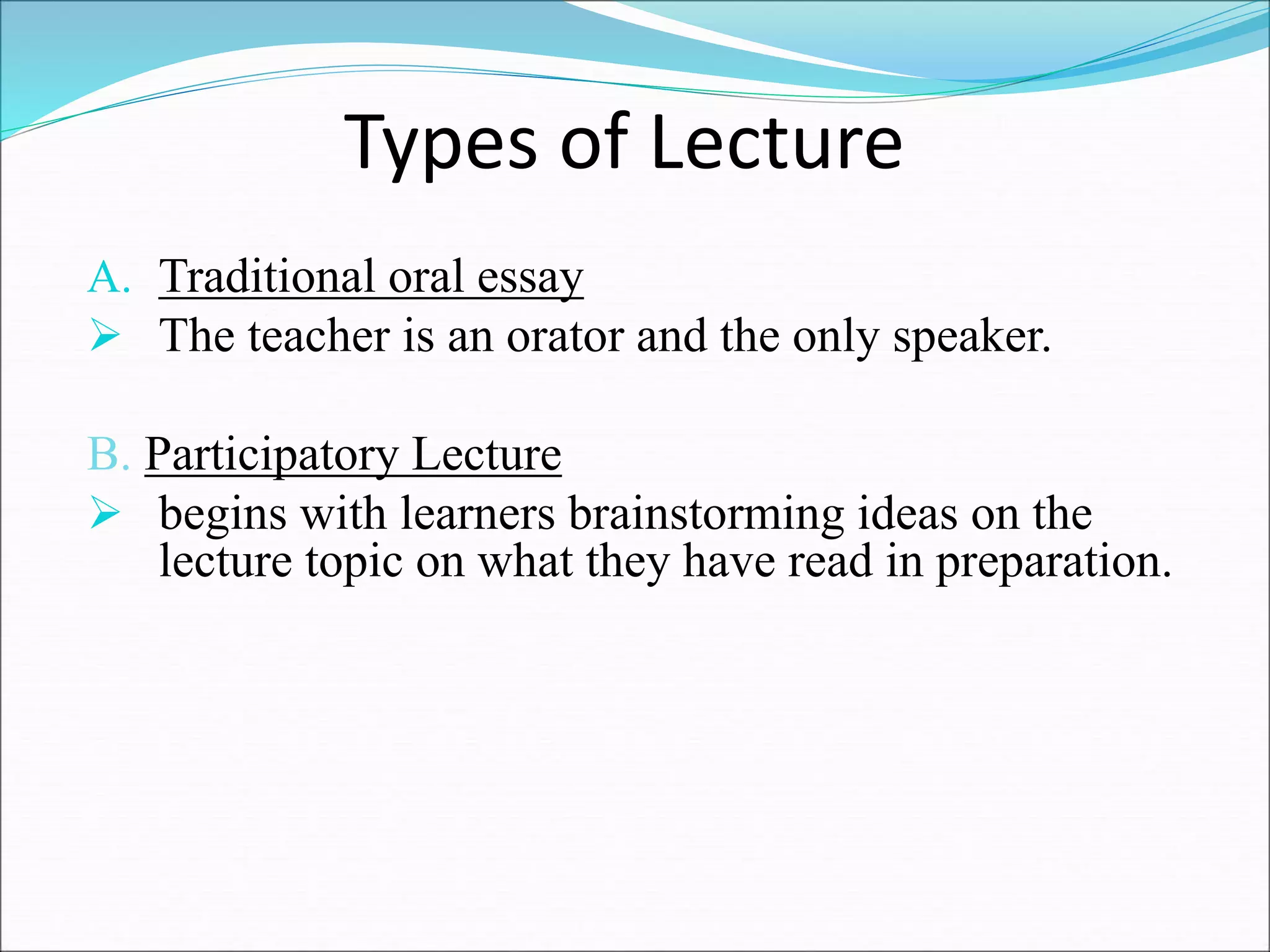 Lecturemethod 160714110013 | PPT