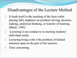 Lecturemethod 160714110013 | PPT