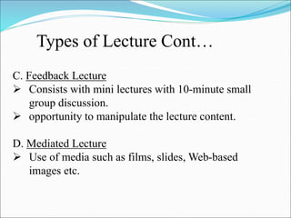 Lecturemethod 160714110013 | PPT
