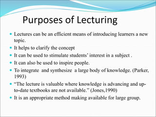Lecturemethod 160714110013 | PDF