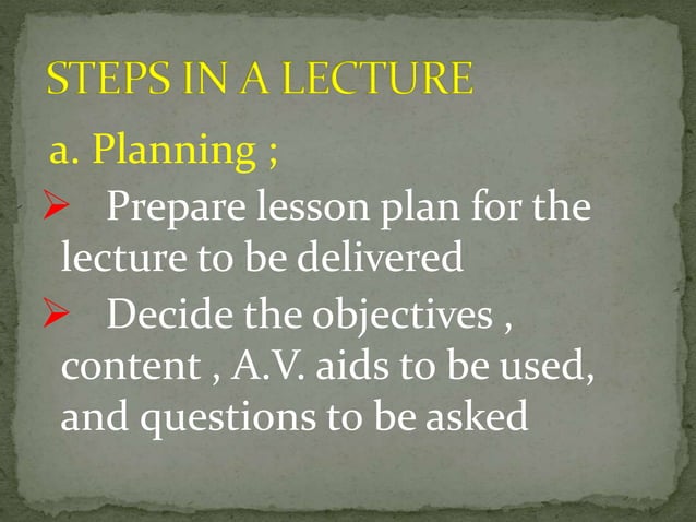 Lecture method | PPT