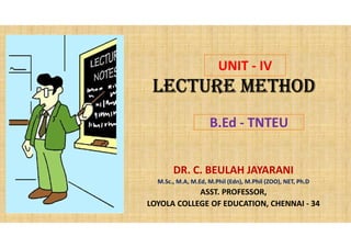 Lecture method | PDF