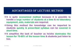 Lecture method | PDF