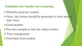 lecture Method lecture method advantage lecture cum discussion method ...
