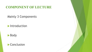 lecture Method lecture method advantage lecture cum discussion method ...